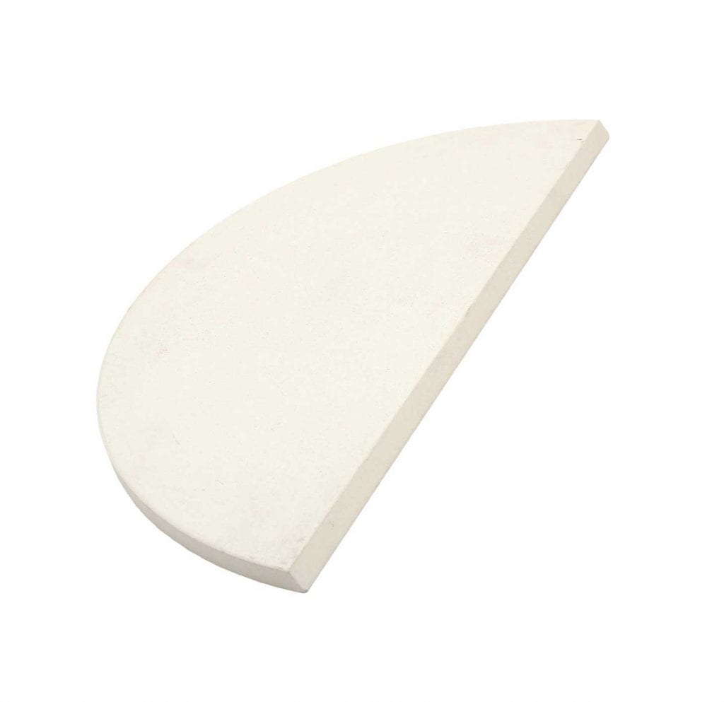 Big Green Egg half moon Conveggtor steen / baking stone Medium - BBQ ...